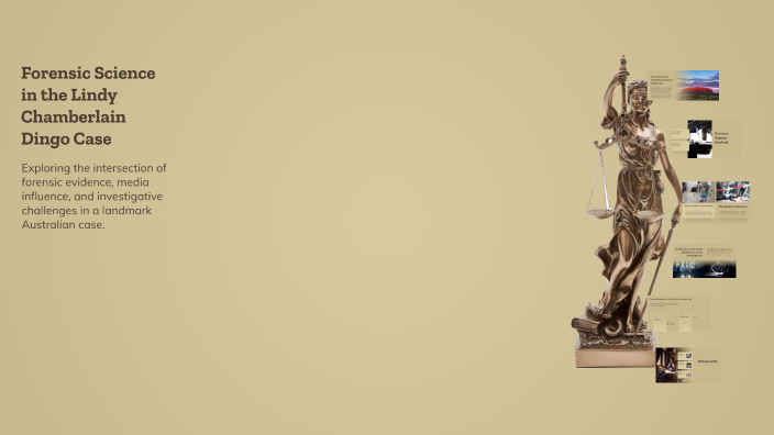 Forensic Science in the Lindy Chamberlain Dingo Case by Ellen batchelor ...