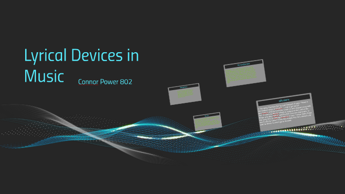 Lyrical Devices in Music by Connor Power on Prezi