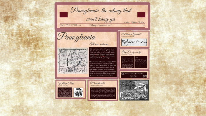 Pennsylvania: colonial broadside by Katherina Wilkins on Prezi