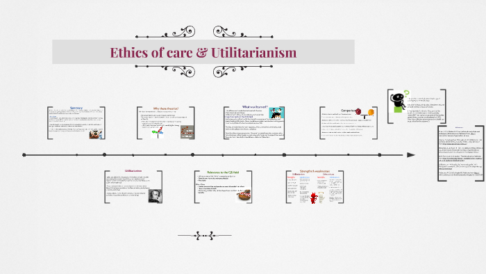 Ethics of care & Utilitarianism by Teosha Farquharson on Prezi