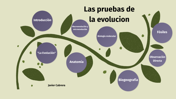 Pruebas de la Evolucion by Javier Cabrera Perez on Prezi