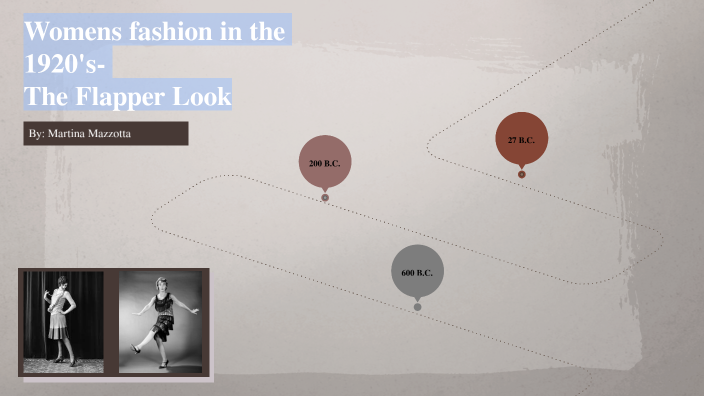 The Flapper look in the 1920's by Martina Mazzotta on Prezi