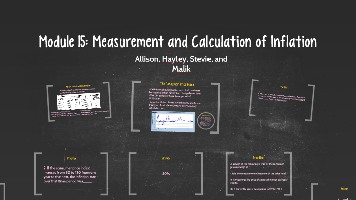 Module 15: Measurement and Calculation of Inflation by Hayley Hodge on ...