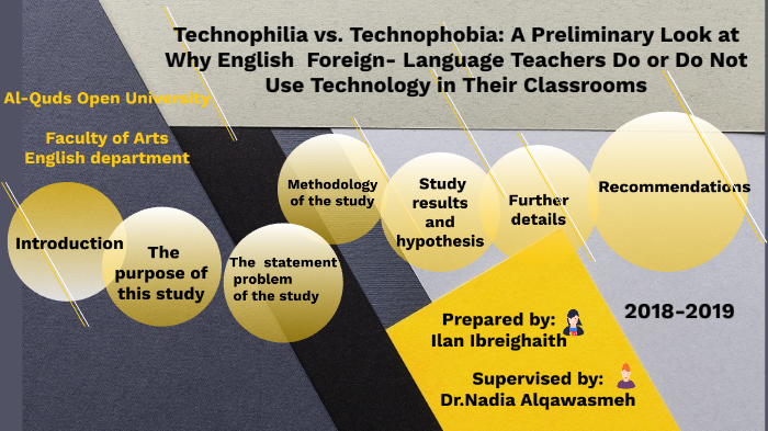 Technophilia vs. Technophobia: a preliminary look at why Foreign ...