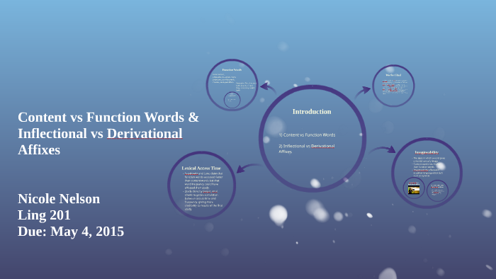 Function VS Content Words by Nicole nelson on Prezi