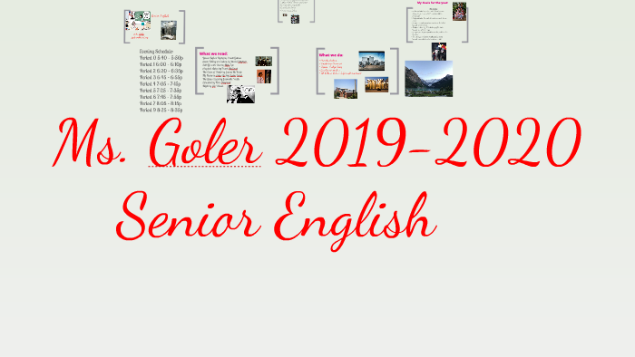 First Day of School Seniors by Julie Goler on Prezi