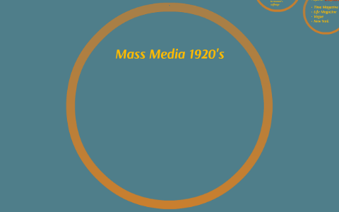 Mass Media 1920's by Daniela Yepez on Prezi