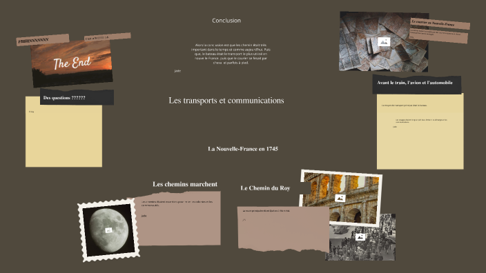 Les Transports et Communications en Nouvelle-France, 1745 by jade blier ...