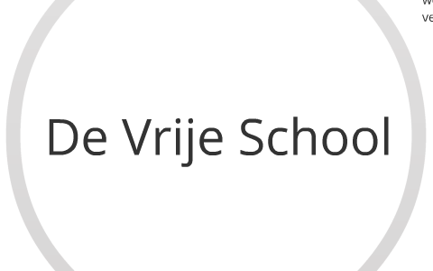 De Vrije School by Maartje de Boer on Prezi