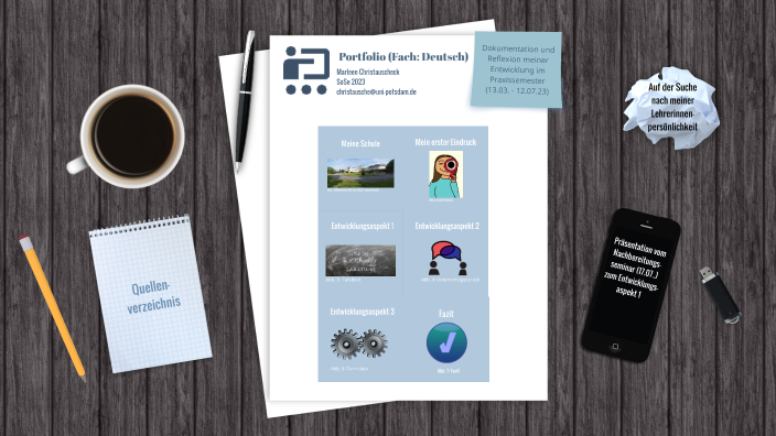 Portfolio Praxissemester Deutsch by Marleen Christauscheck on Prezi