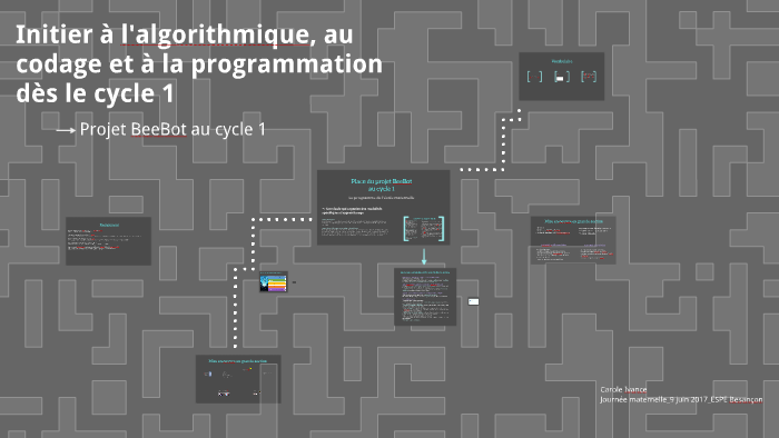 Initier au codage, à l'algorithme et à la programmation dès le cycle 1 ...