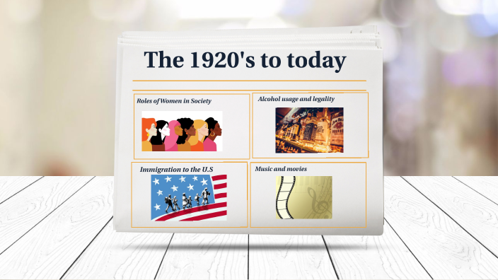 compare and contrast the 1920s to today's society by Hafsa Chowdhury on ...