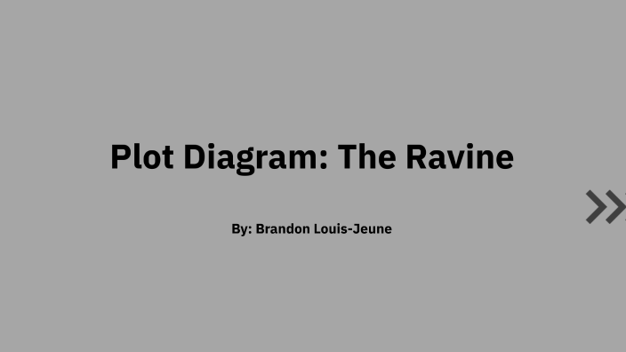 Plot Diagram: The Ravine by Brandon Louis-Jeune on Prezi