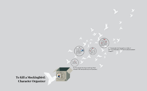 To Kill A Mockingbird: Character Organizer by Cows Go Mootionless In ...