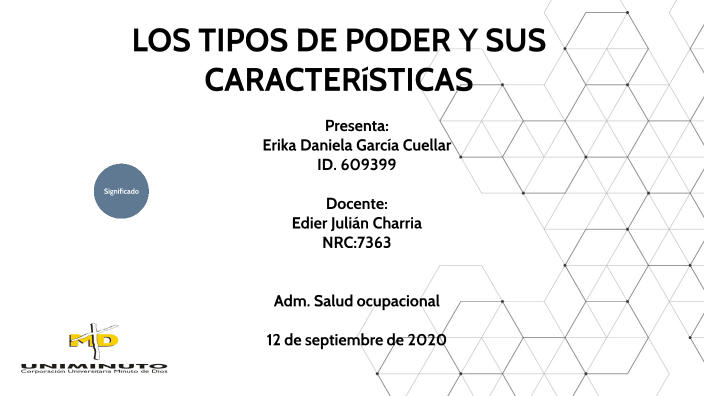 LOS TIPOS DE PODER Y SUS CARACTERISTICAS by Erika Daniela Garcia ...