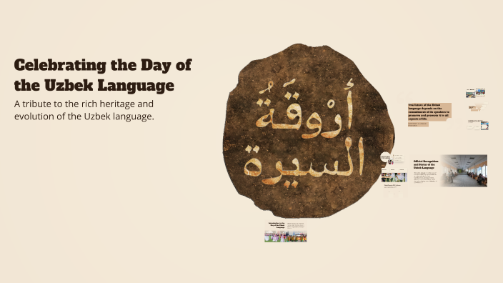 Celebrating the Day of the Uzbek Language by Ismoilxoja Rustamxojaev on ...