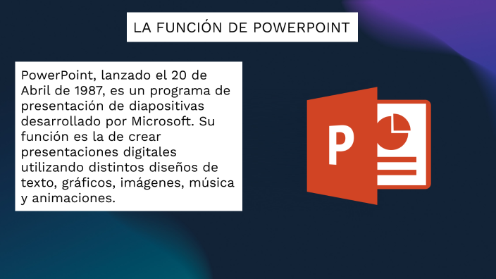Funciòn de PowerPoint by Bautista torres albarrcin on Prezi