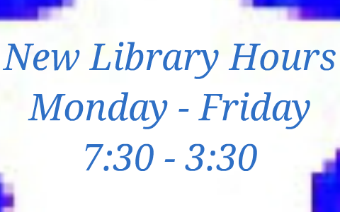 Welcome to the MBHS Library by Kristy Sabo