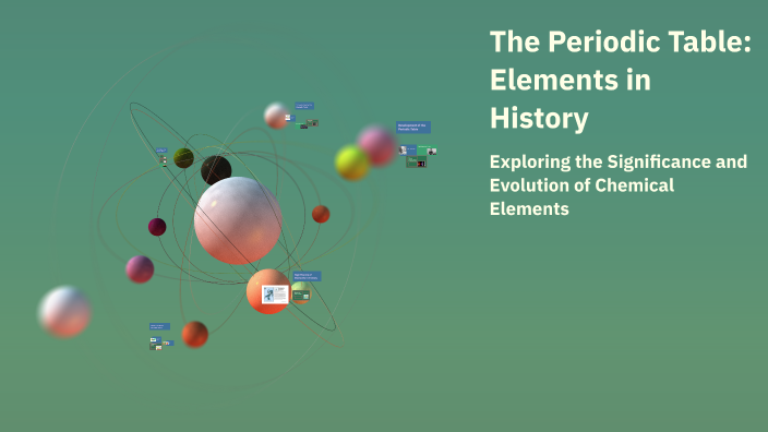 The Periodic Table: Elements in History by Lady Lootch on Prezi
