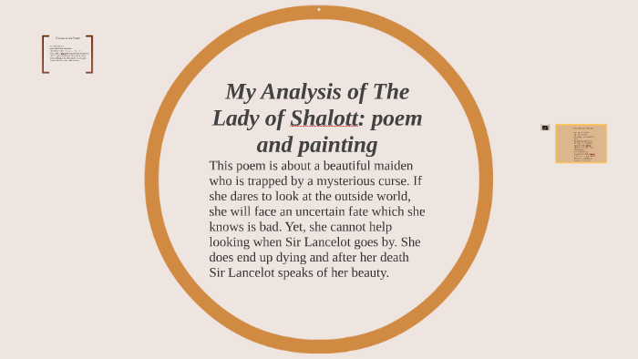 My Analysis of The Lady of Shalott: poem and painting by Shelby Cox on ...