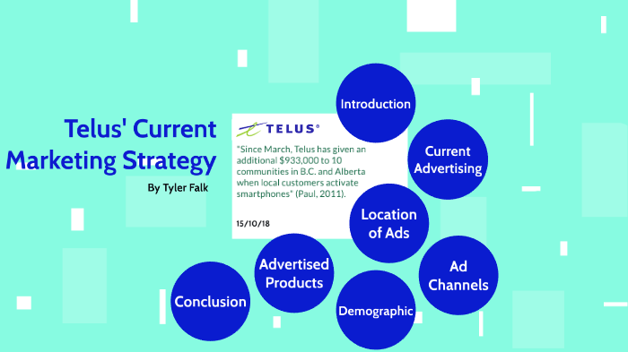 Telus' Current Advertising Strategy by Tyler Falk on Prezi