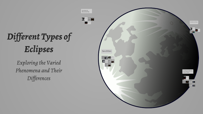 Different Types of Eclipses by Bosman Adams on Prezi