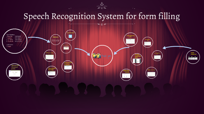 Speech Recognition System for form filling by prashanth kumar