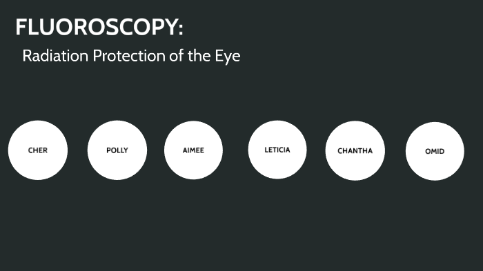 Fluoroscopy: Radiation Protection of the Eye by Vanhnala Sybounheuang ...