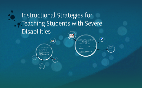 Instructional Strategies for Teaching Students with Severe D by Ryan ...