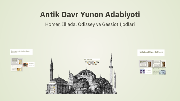 Antik Davr Yunon Adabiyoti by Doston Begmurodov on Prezi