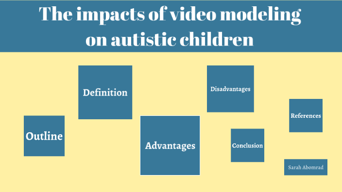 The impacts of Video modelling on autistic children by Sara Murad on Prezi