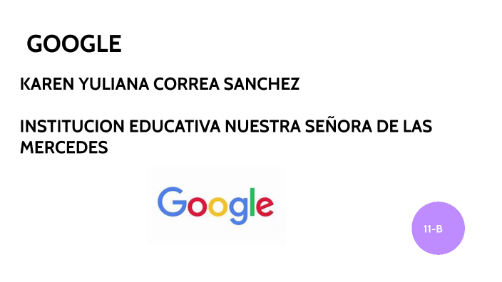GOOGLE by Ingrid briggith Triana cervera on Prezi