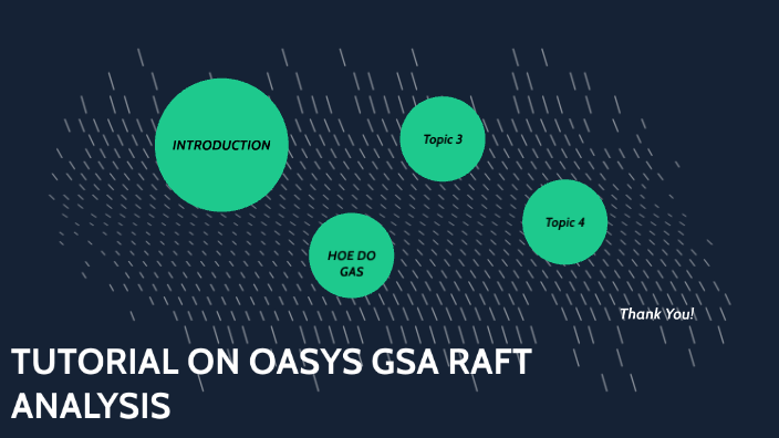 TUTORIAL ON OASYS GSA RAFT ANALYSIS by kenechukwu Odega on Prezi
