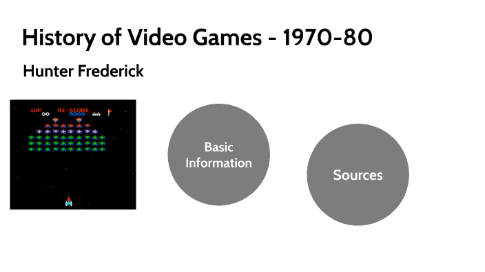 History of Video Games - 1970-80 by Hunter Frederick on Prezi