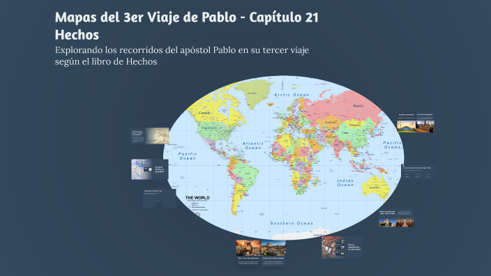 Mapas del 3er Viaje de Pablo - Capítulo 21 Hechos by presentaciones ...