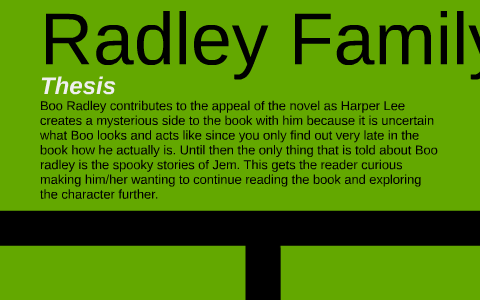 Radley Family by sam unterrieder on Prezi