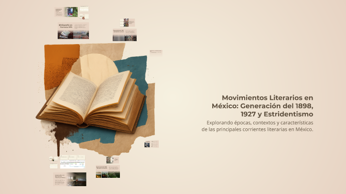 Movimientos Literarios en México: Generación del 1898, 1927 y ...