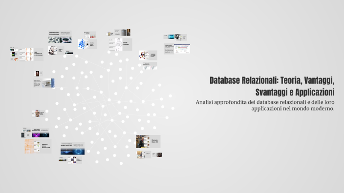 Database Relazionali: Teoria, Vantaggi, Svantaggi e Applicazioni by EL ...