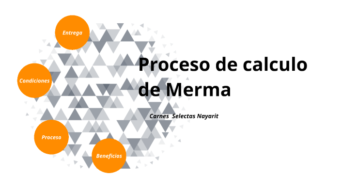 Calculo de Merma by Jose Daniel Pacheco Aguillon on Prezi