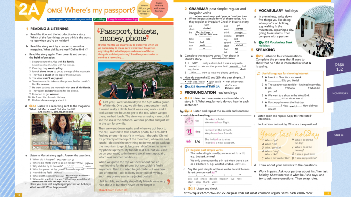 NEF. Pre-Intermediate - 4th. ed. - Unit 2A by Teacher Grasi on Prezi