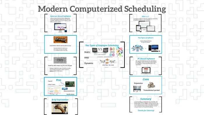 Modern Computerized Scheduling by Chelsea Booe on Prezi