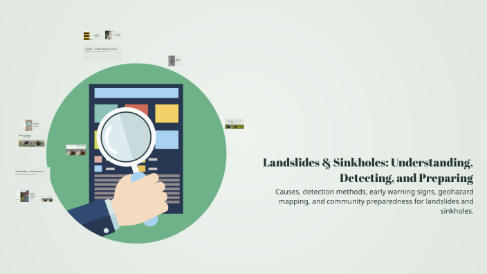 Landslides & Sinkholes: Understanding, Detecting, and Preparing by ...