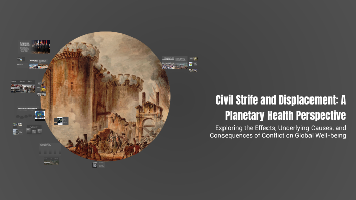 Civil Strife and Displacement: A Planetary Health Perspective by Bilgi ...