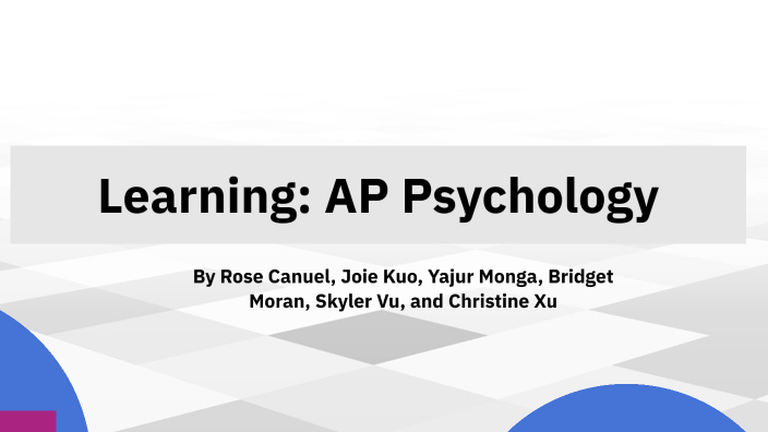 Learning - AP Psychology by Skyler Vu on Prezi