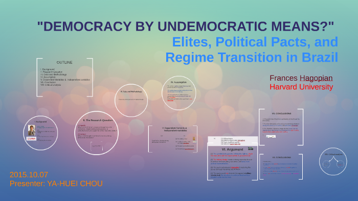 "DEMOCRACY BY UNDEMOCRATIC MEANS?" by Ya-huei Chou on Prezi