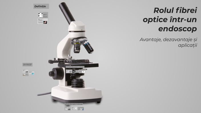 Rolul fibrei optice într-un endoscop by Matei Anghel on Prezi
