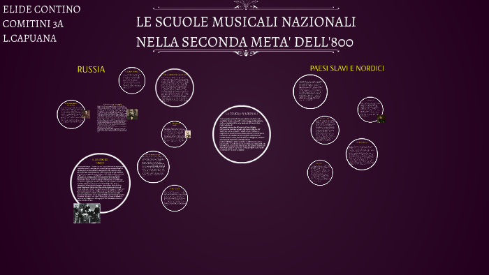 LE SCUOLE MUSICALI NAZIONALI NELLA SECONDA META' DELL'800 by elide contino on Prezi