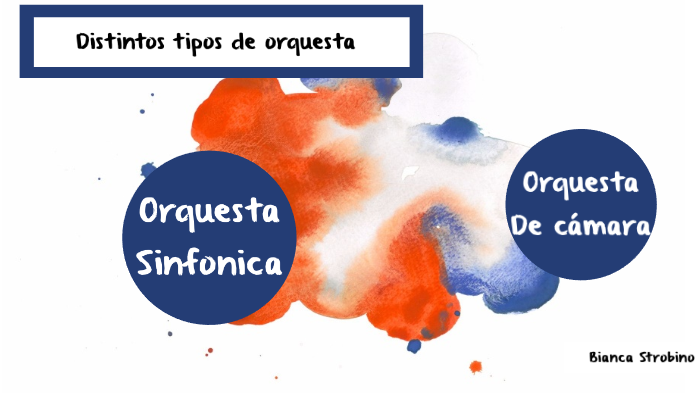 Distintos tipos de orquesta by Bianca Strobino