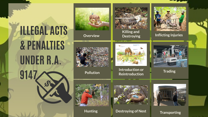 Illegal Act and Penalties under RA 9147 by Novelle Caylan on Prezi