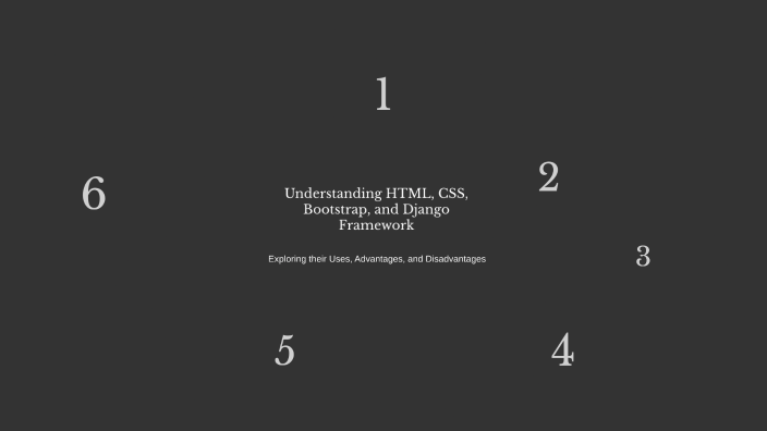 Understanding Html Css Bootstrap And Django Framework By Ayush Singh